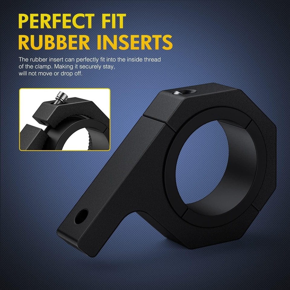 Nilight 4PCS Roll Bar Clamps Mounting Brackets LED Light Mount Clamps ...