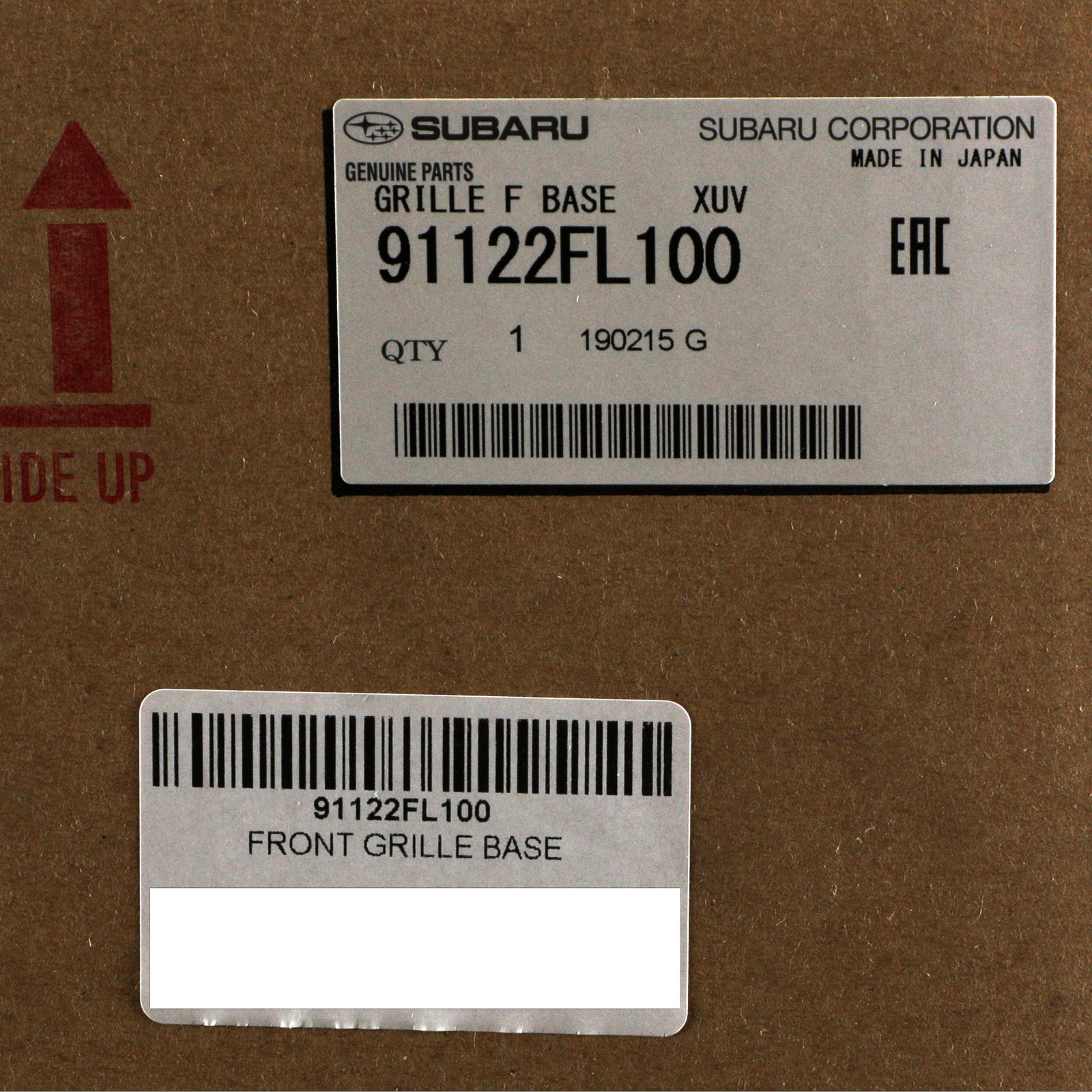 OEM NEW Genuine 2019-2020 Subaru Crosstrek Front Upper Grille Base ...
