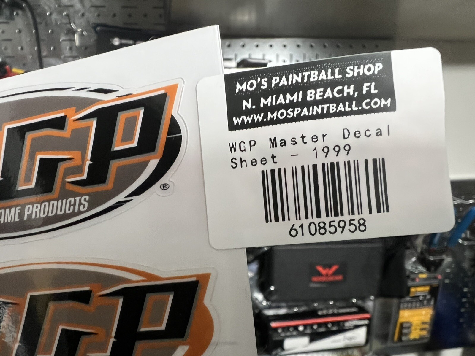 WGP Autococker Paintball Sticker Sheet Set - Rare VTG | eBay