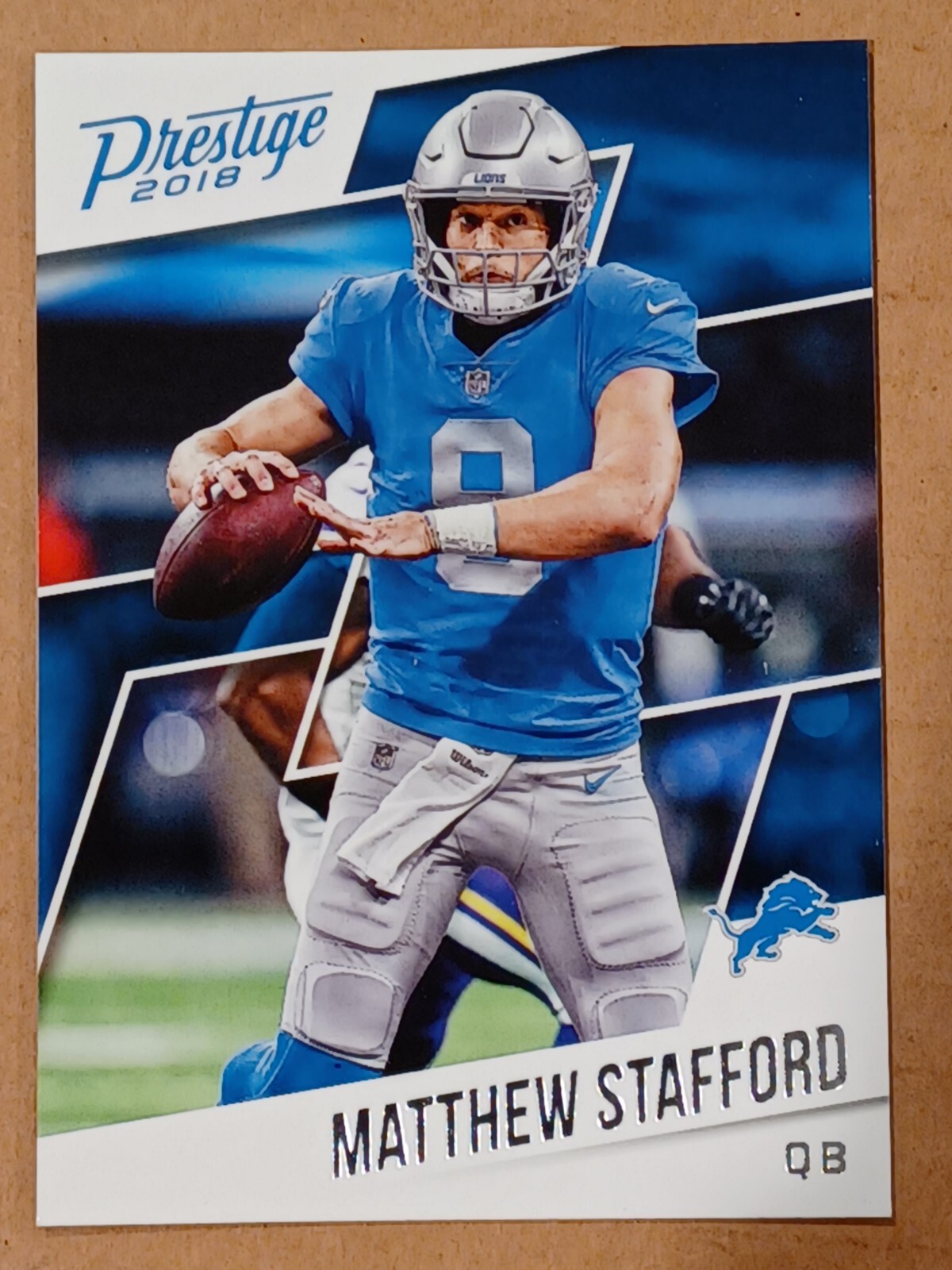 2018 Panini Prestige Matthew Stafford #175 Detroit Lions Football Card ...