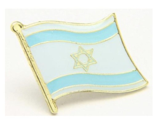 Israel Flag Country Pin Lapel Tie Necktie Tack LDS Missionary Statesman ...