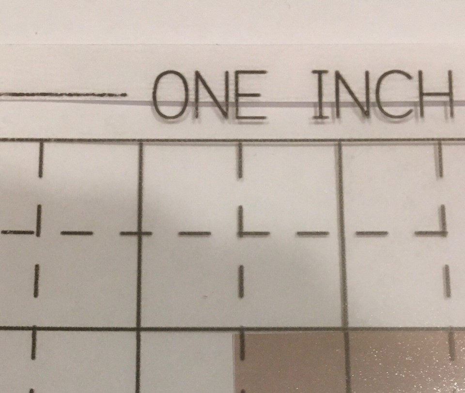 Transparent Film Grid / Art Drawing Grid / Artist / Quilting / 1" & 1/2 ...