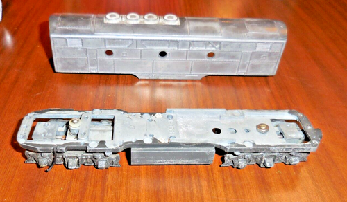 CARY LOCOMOTIVE WORKS EMD B UNIT SHELL, FRAME & TRUCKS - PARTS ONLY ...