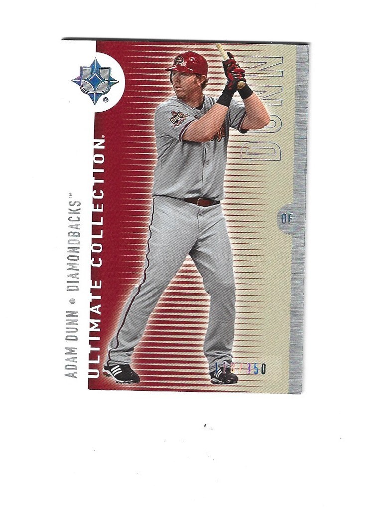 2008 Ultimate Collection #41 Adam Dunn /350 ARIZONA DIAMONDBACKS | eBay