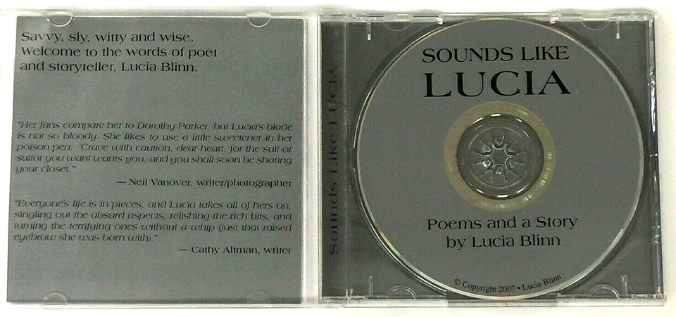 LUCIA BLINN Sounds Like Lucia AUDIO CD Poems & A Story 2007 Chicago ...