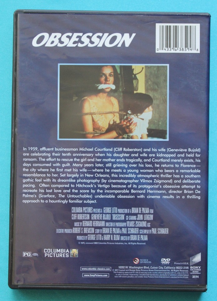 Obsession-1976 (2011) Psychological Thriller Cliff Robertson Genevieve ...