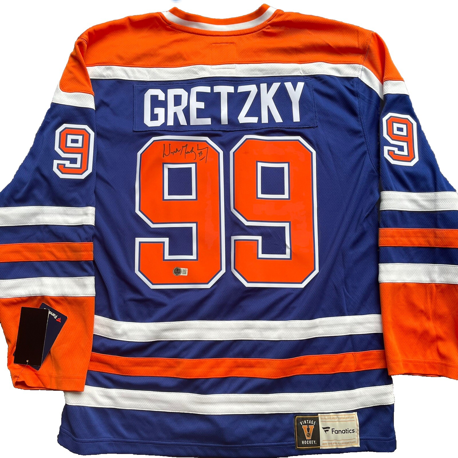 Wayne Gretzky Signed Autographed Mitchell & Ness Oilers Jersey ...