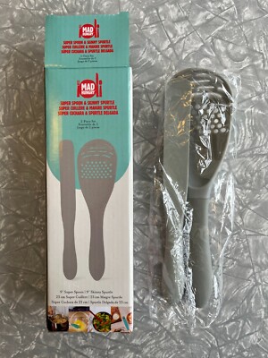 Mad Hungry Super Spoon and Skinny Spurtle 2-piece Set, New- Open Box, 9" | eBay