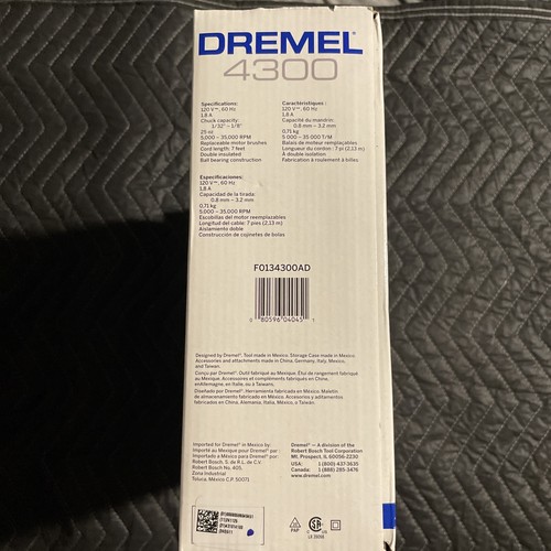 Dremel 4300 Corded Premium Rotary Tool Kit (40 Accessories & 5 ...