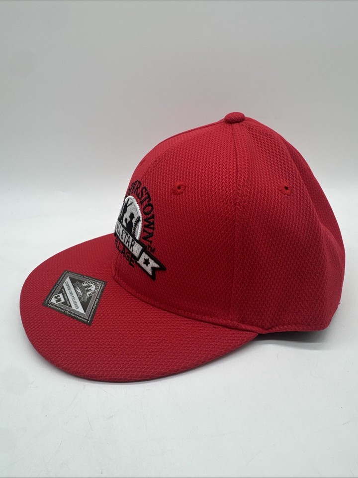 Cooperstown All Star Village Hat Cap Mens Fitted Red S/M Cooperstown ...