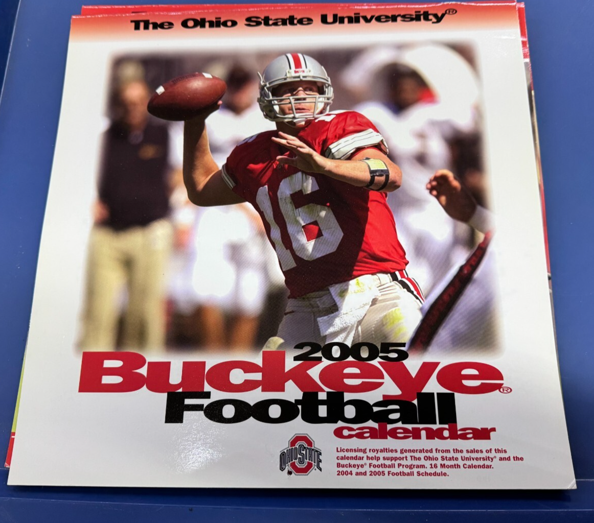 Ohio State Buckeyes Football 2005 Wall Calendar-OPENED--12 X 12/Jim ...
