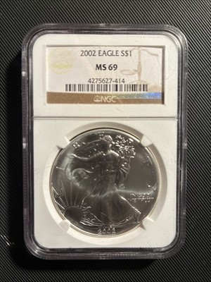 American Eagle 2002 Silver Dollar 1oz NGC MS69 | eBay
