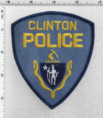 Clinton Police (Massachusetts) 3rd Issue Shoulder Patch | eBay