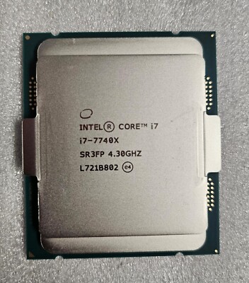 Open Box Intel Core i7-7740X 4.30GHz 4-Core 8MB Desktop CPU Processor ...