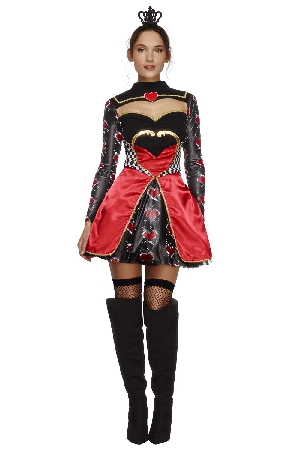 Smiffys Fever Queen Of Hearts Costume, Black (Size L) 5020570030608 | eBay