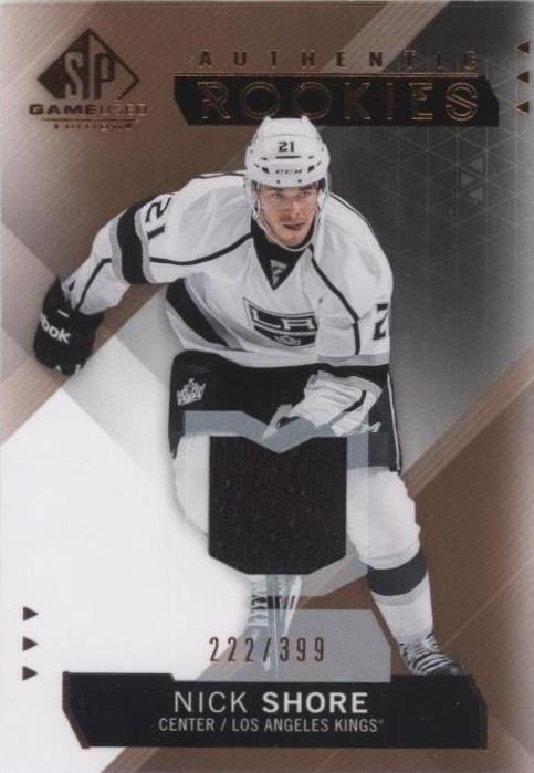 2015-16 SP Game-Used - Authentic Rookies Nick Shore #141 Copper Jersey ...