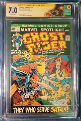 Marvel Spotlight #7 CGC Signature Series 7.0 3rd App GHOST RIDER Roy ...