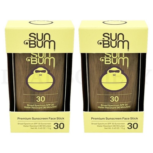 Lot of 2 - Sun Bum Premium Sunscreen Face Stick 30 SPF 871760003095| eBay