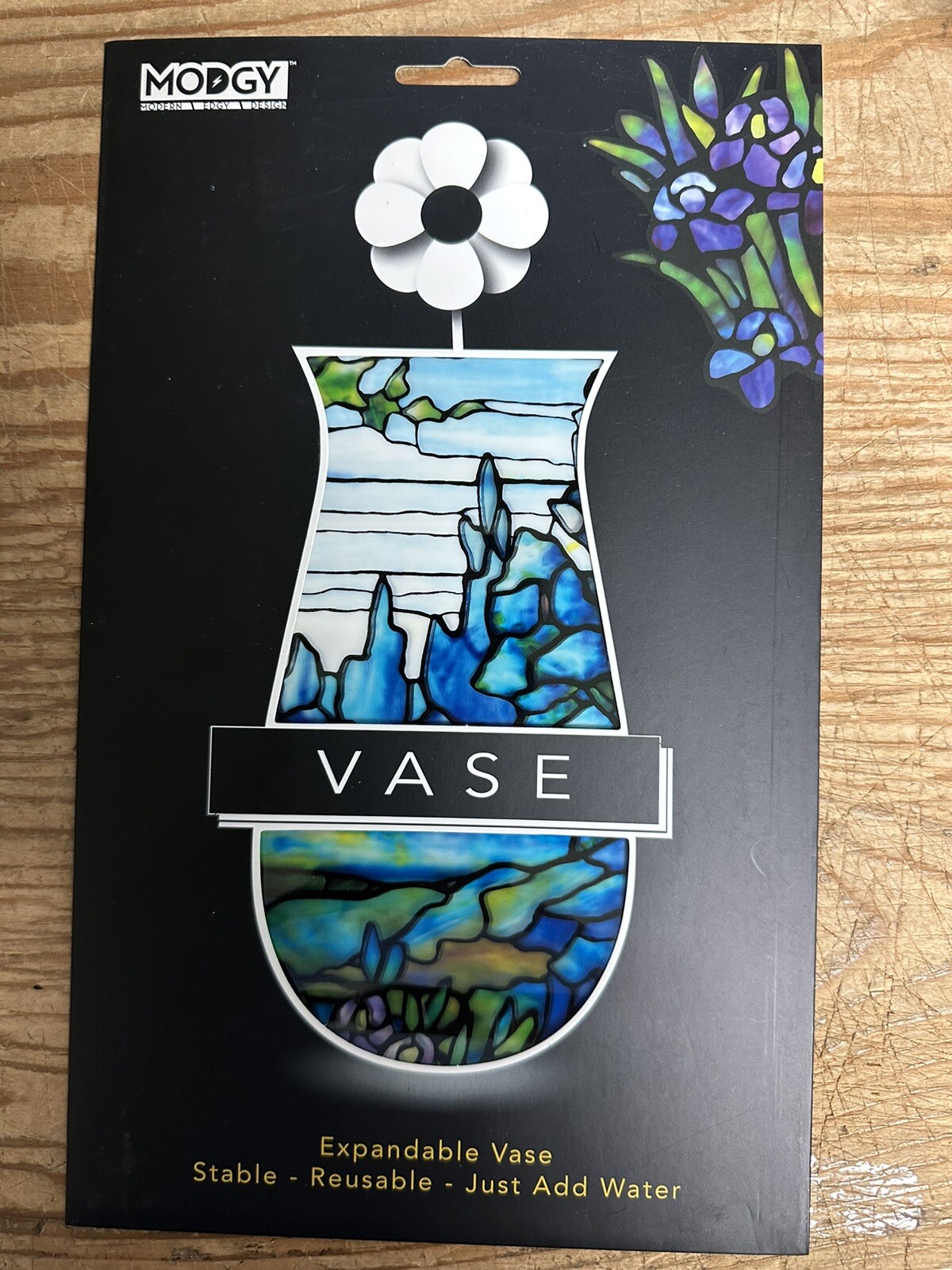 Modgy Myvaz Collapsible / Expandable Flower Vase - Tiffany Iris ...