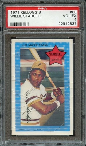 1971 KELLOGG'S 68 WILLIE STARGELL PSA VG-EX 4 BB | eBay