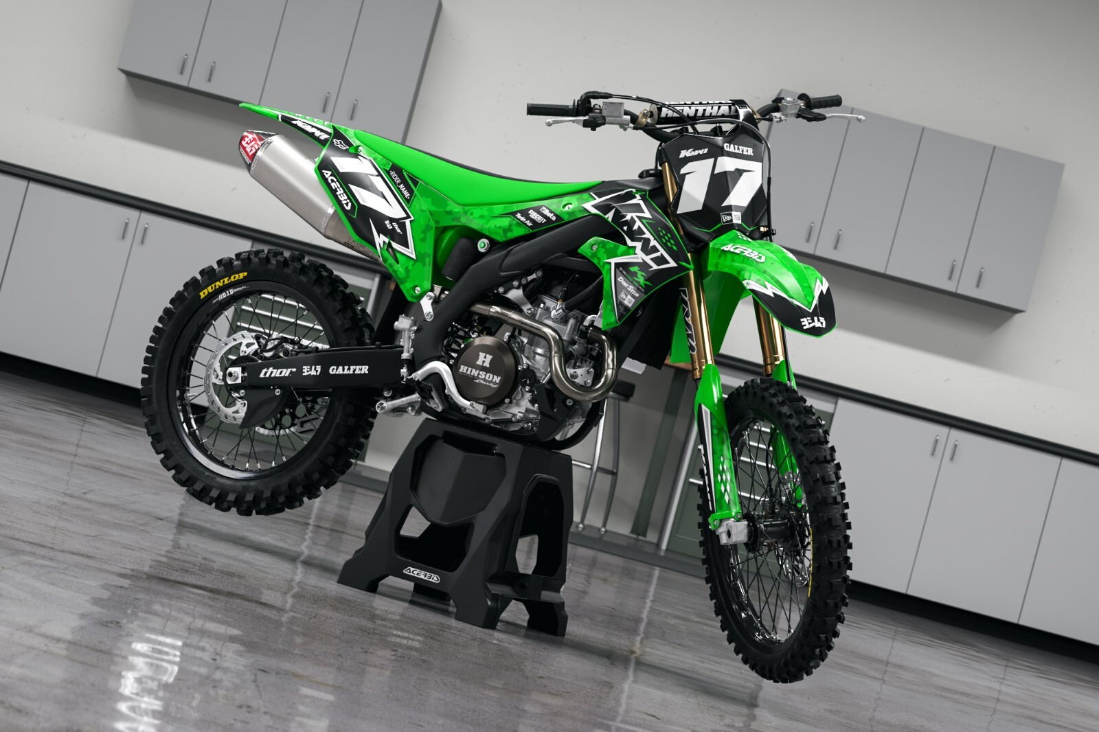 KAWASAKI Complete Graphics KX F KLX 65 85 110 112 125 140 150 230 250 ...