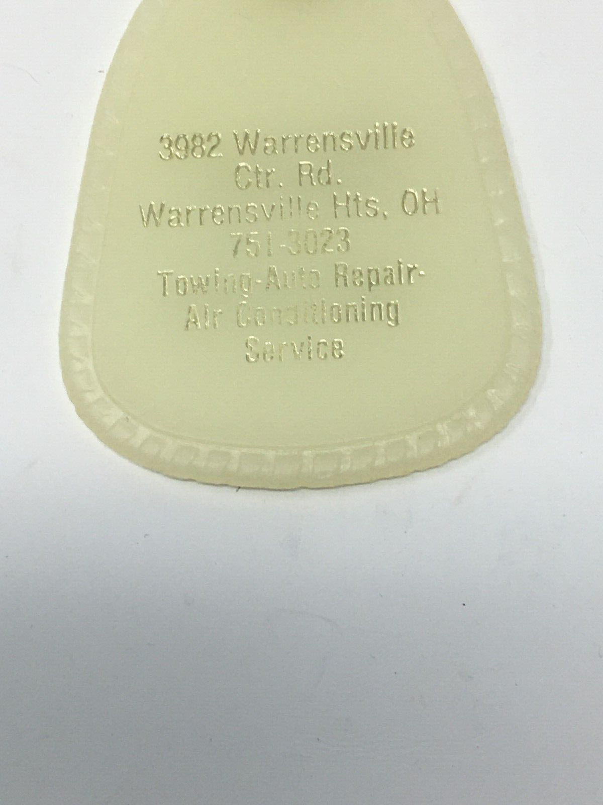 Vintage H & S Sunoco Plastic Keychain Warrensville Heights Ohio, Key ...