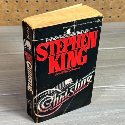 Christine by Stephen King - First Edition Signet Paperback - 1st ...