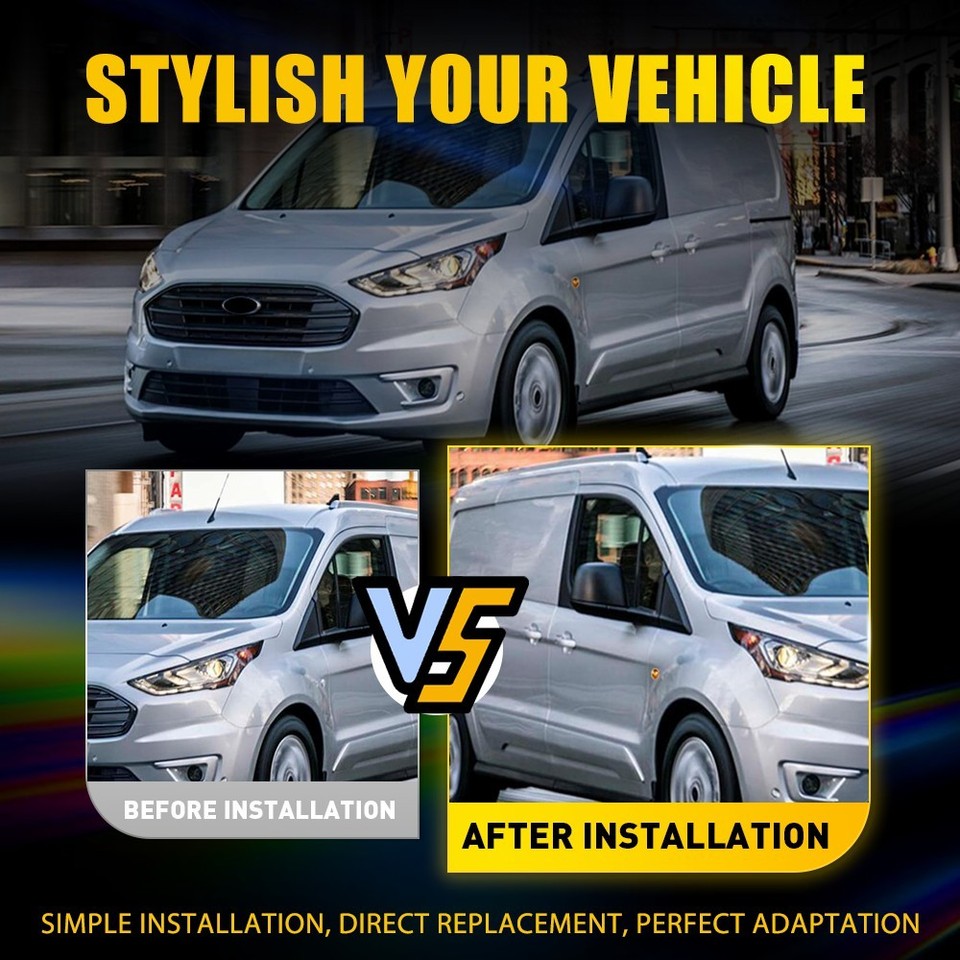 Front Side Marker Indicator Light Housing For 10-21 Ford Transit ...