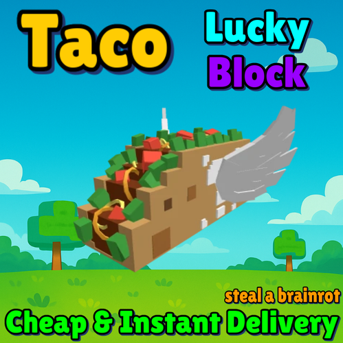 [🟢ONLINE ] 🌮TACO Lucky Block🌮 | STEAL A BRAINROT | SAB | INSTANT ...