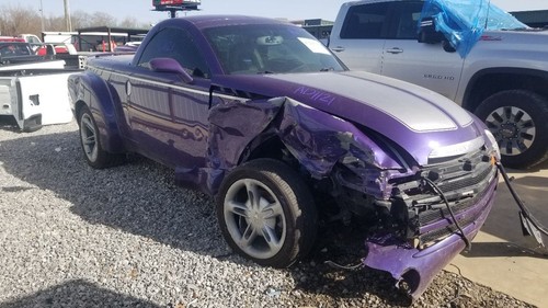 04 CHEVY SSR CONVERTIBLE ROOF PANEL REAR SECTION WITH GLASS PURPLE | eBay