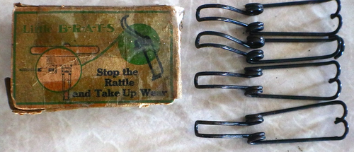 vintage little b-r-a-t-s brake rod rattle stopper ford model t era ...