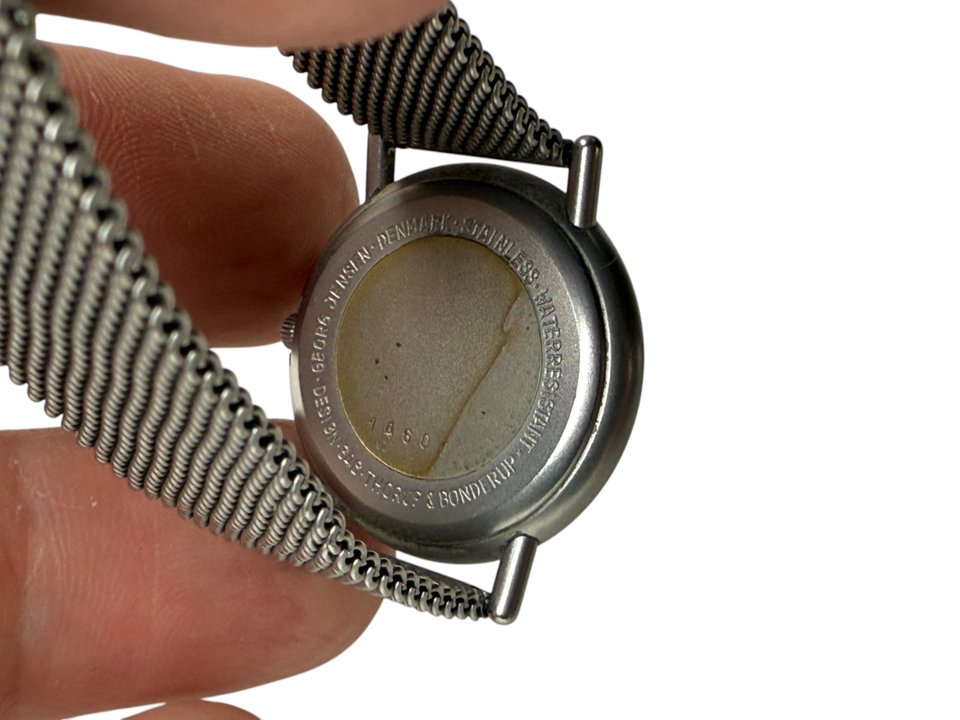 Georg Jensen Thorup & Bonderup 348 Denmark mesh strap watch | eBay