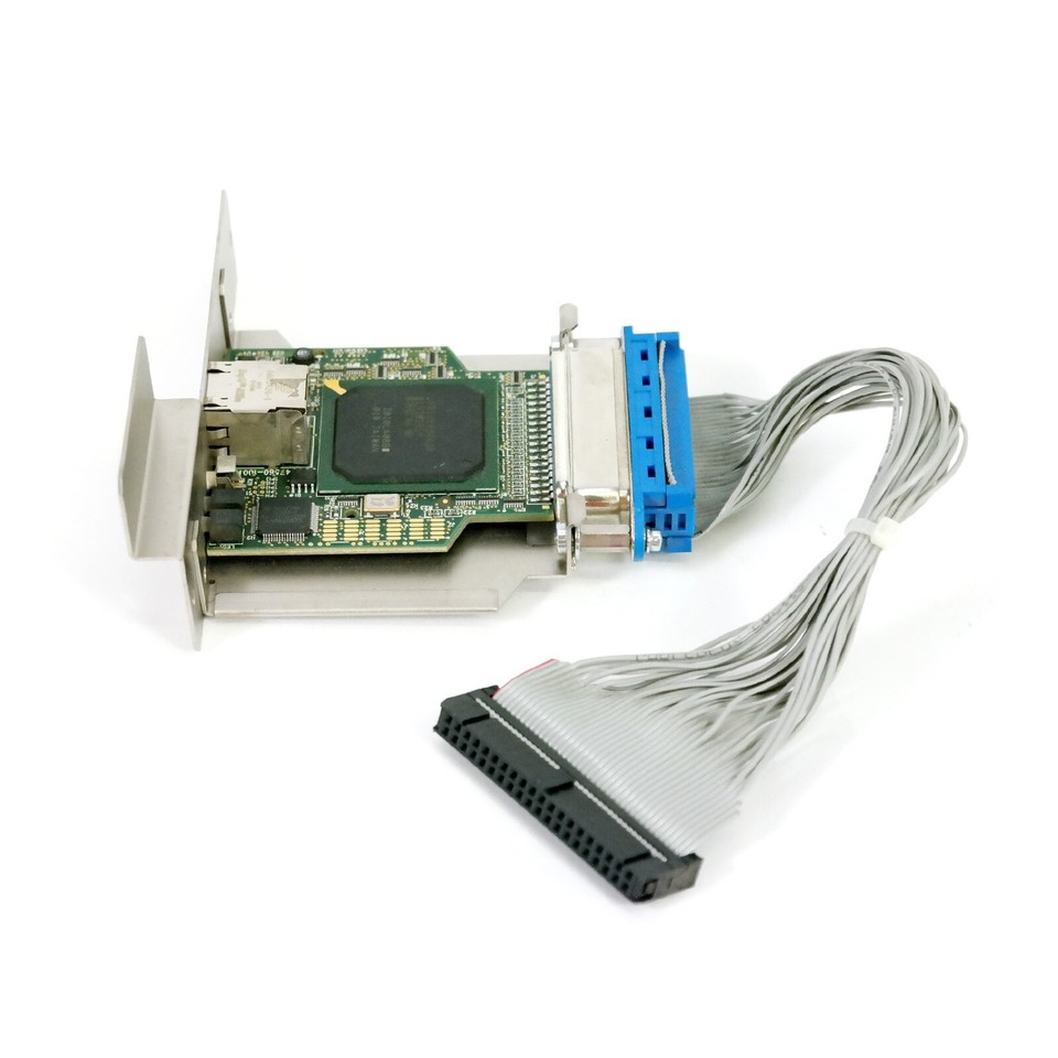 TESTED🔥 Genuine Zebra 105SL Xi3+ Zebranet Ethernet Print Server Card ...