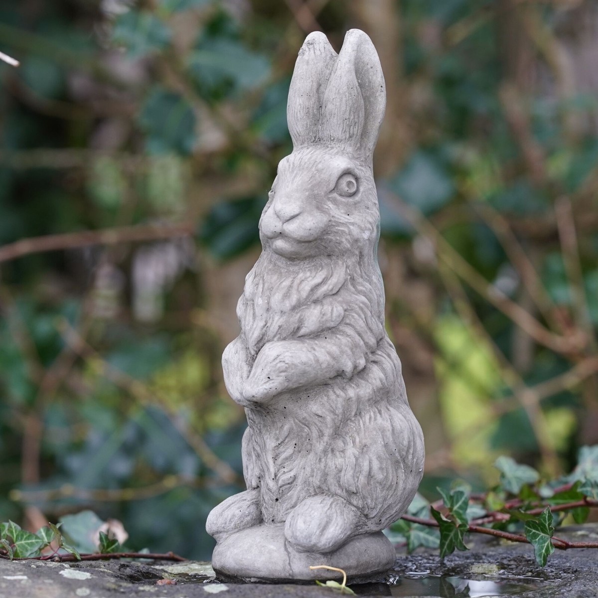 Rabbit Garden Sculpture Rabbit Art Animal Craft Garden Outdoor