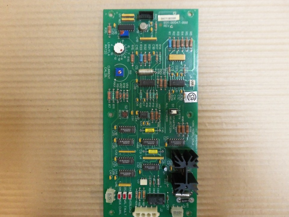 York Rev A Model CM-2 Starter Control Circuit Board Module 031-00947 ...