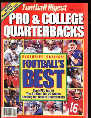 Football Digest Magazine Football's Best 1987 EX No ML 012717jhe | eBay