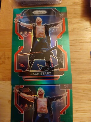 Jack Starz WWE PRIZM DEBUT Green Prizm Parallel RC 2XS | eBay
