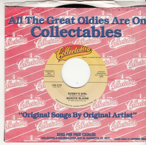 MARCIE BLANE - BOBBY'S GIRL + ERNIE MARESCA - SHOUT SHOUT- MINT REISSUE ...
