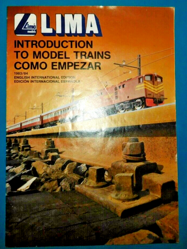 ANCIEN CATALOGUE LIMA éch HO . 1983/84 ENG ESP . 24 PAGES. LOCOMOTIVE ...