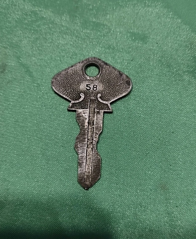 Vintage Antique Ford Scripted Model T Key #58 Ignition Door Original | eBay