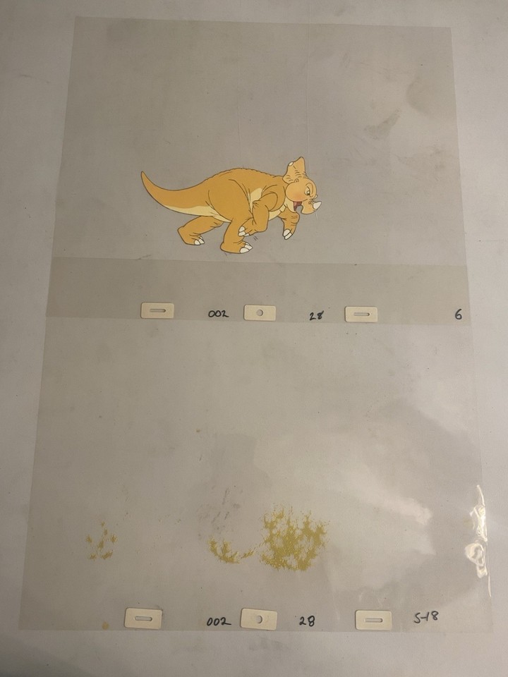 The Land Before Time Original Movie Cel 1988 | eBay