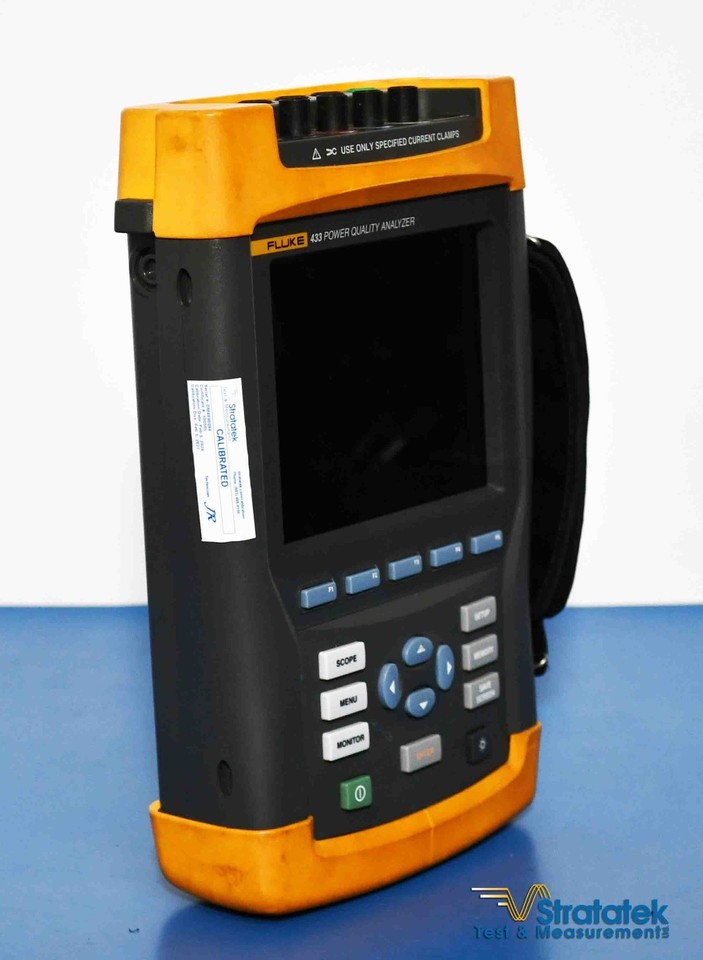 Fluke 433 Three-Phase Power Quality Analyzer NIST Calibrated | eBay