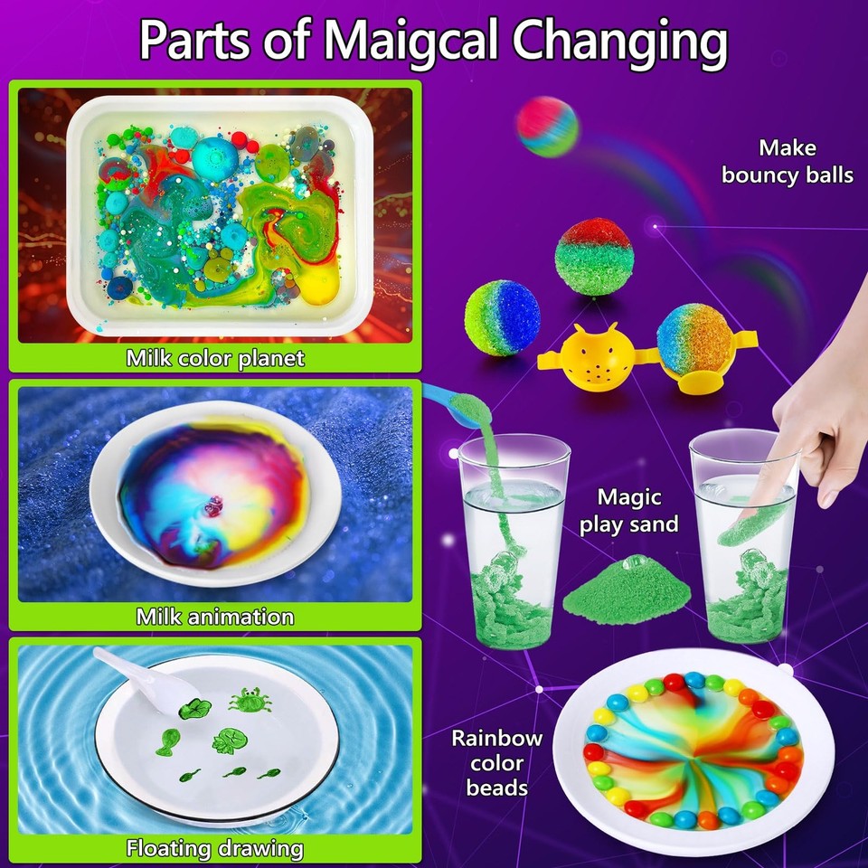 272 Experiments Science Kit for Kids, Chemistry Set, S.T.E.M Toys Boys ...