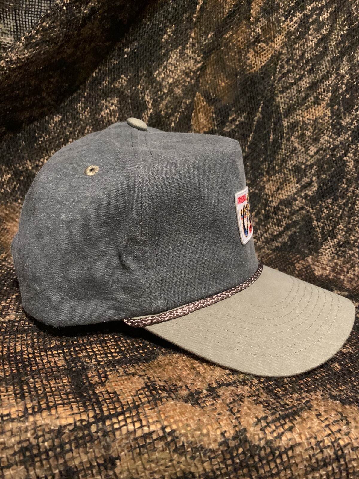 Coors Rodeo patch on a Gray vintage rope brim snapback hat | eBay