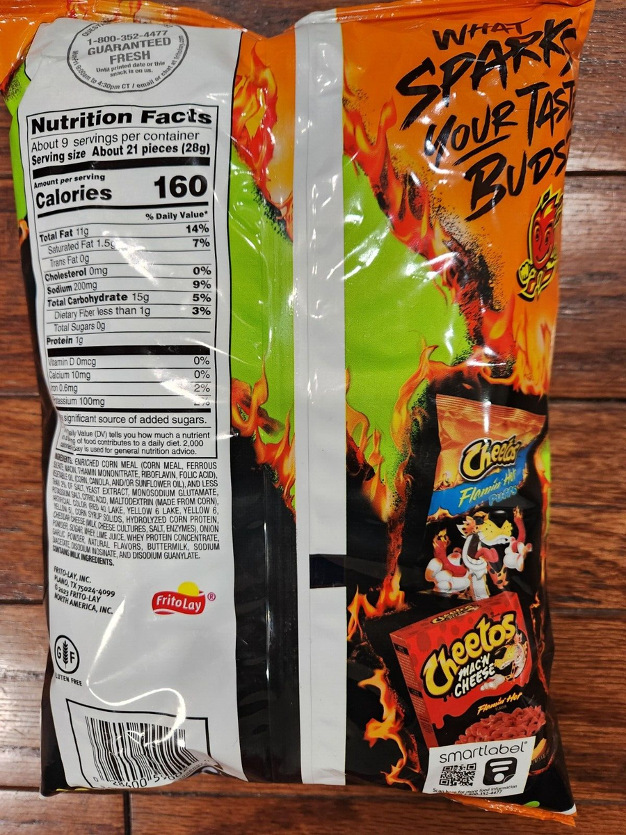 Cheetos Nutrition Facts EPortfolio: Food Label Comparison