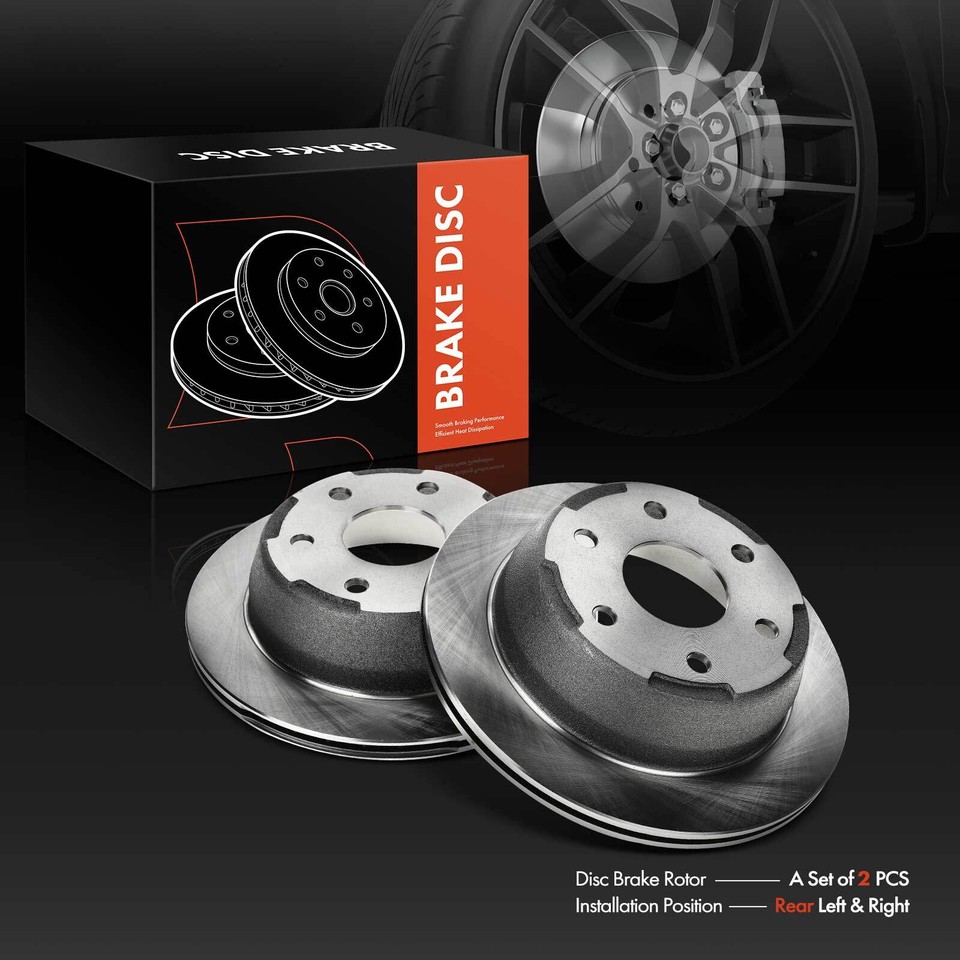 Rear Disc Brake Rotors for Chevrolet Astro Silverado Tahoe GMC Sierra ...