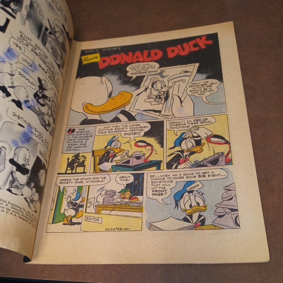 Dell Four Color #531 Duck Album Golden Age uncle scrooge comics 1953 ...
