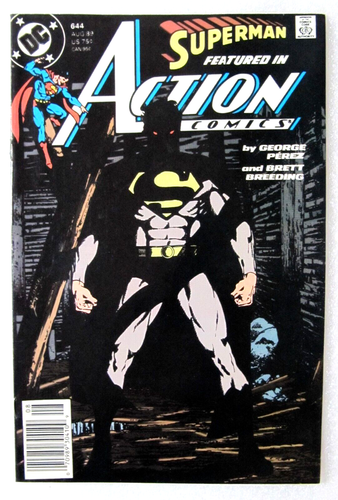 DC COMICS - SUPERMAN ACTION COMICS #644 1989 COPPER AGE - DARK SUPERMAN ...