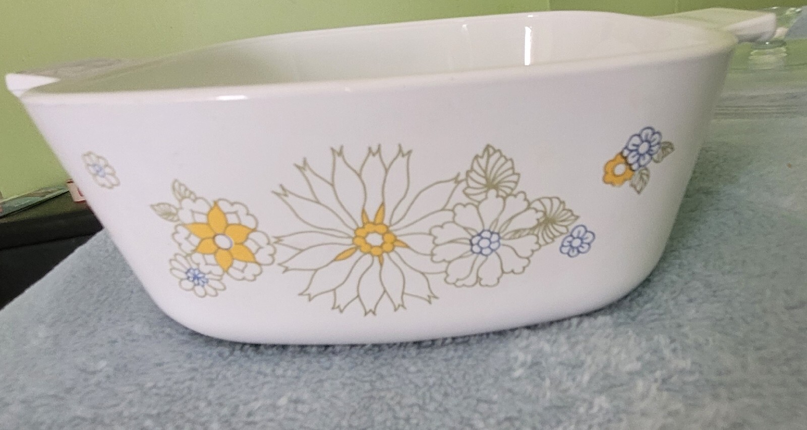 Corning Ware Daisy Floral Bouquet Casserole Dish P-1 1/2-B With Lid | eBay