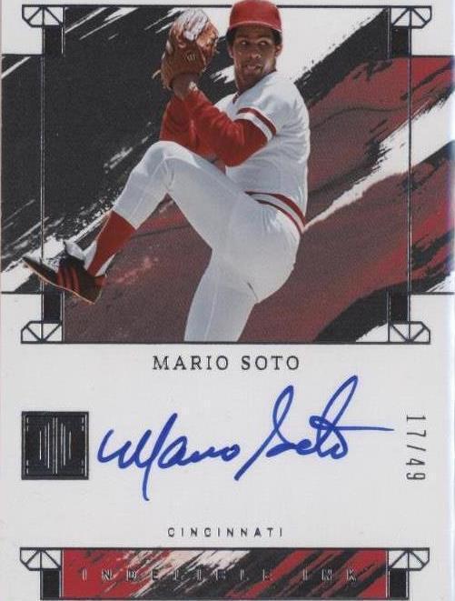 2024 Panini Impeccable - Indelible Ink Mario Soto #II-MS /49 (AU) for ...
